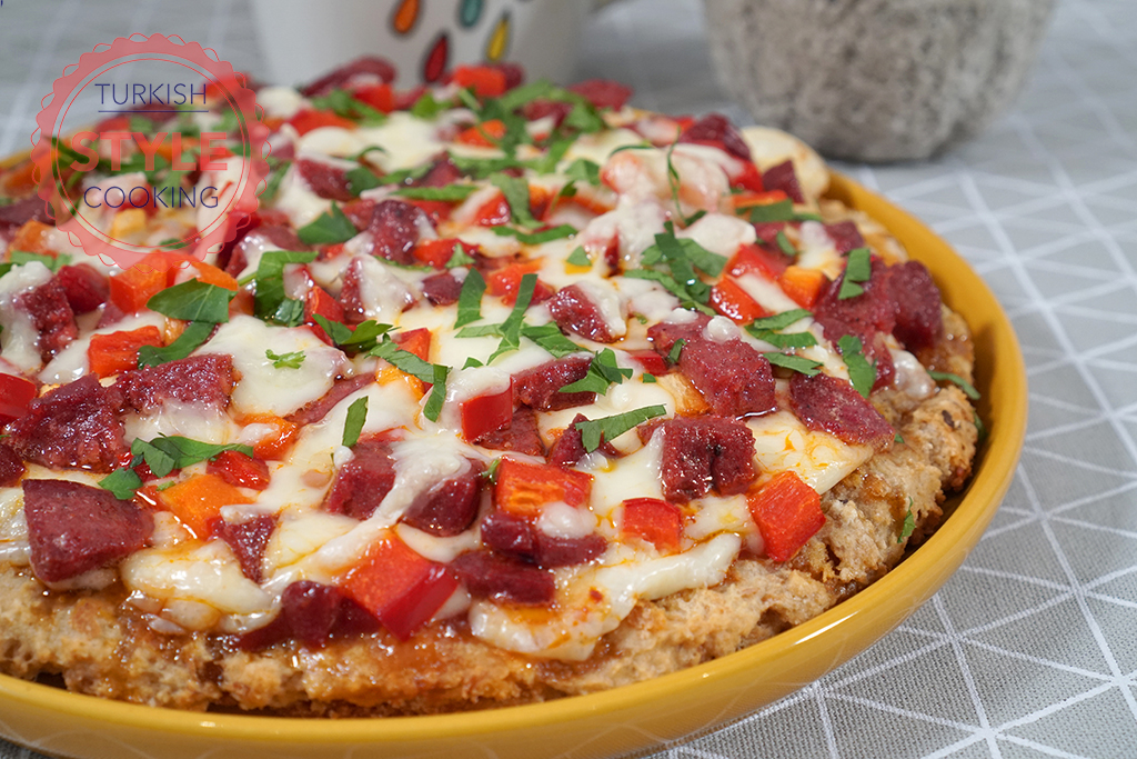 Stale Bread Pizza - Turkish Style Cooking