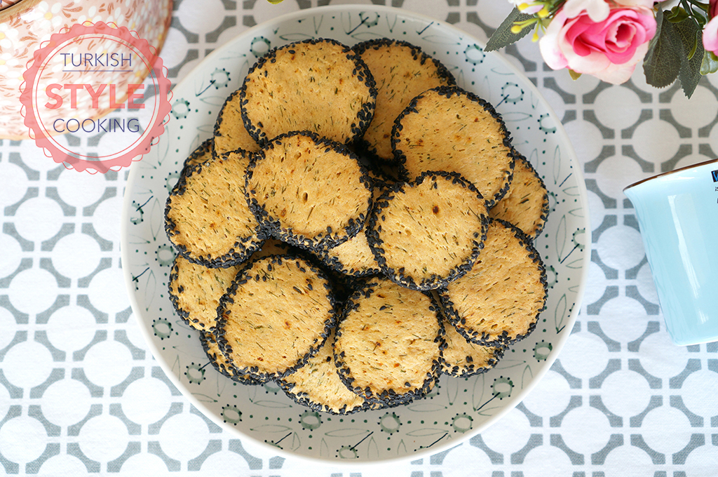 Savory Black Cumin Cookies - Turkish Style Cooking
