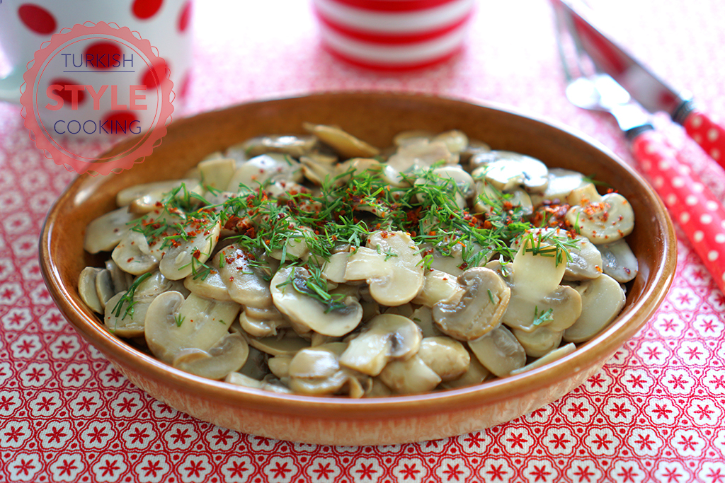 Sauteed Mushroom Recipe | Turkish Style Cooking