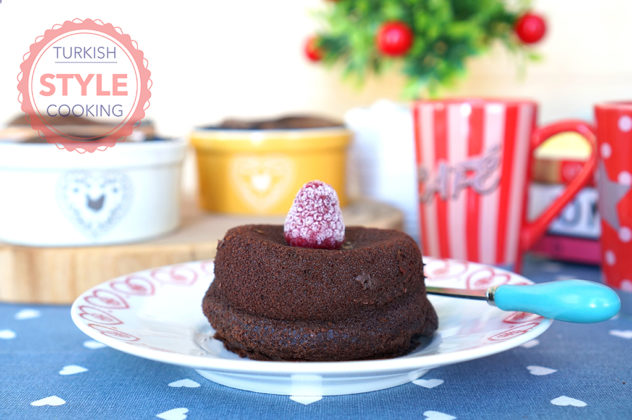 Chocolate Cake With a Soft Heart - Turkish Style Cooking