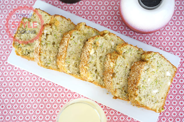 Zucchini and Cheese Breakfast Cake Recipe - Turkish Style Cooking