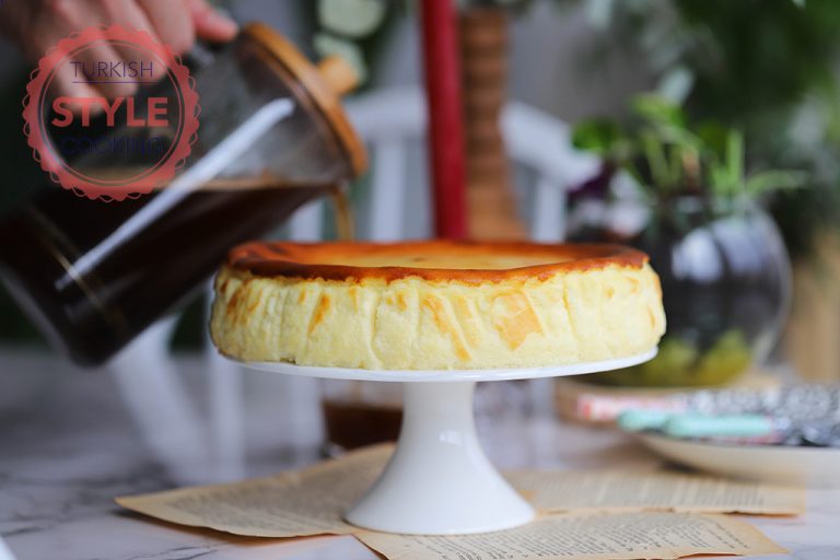 San Sebastian Cheesecake Recipe - Turkish Style Cooking