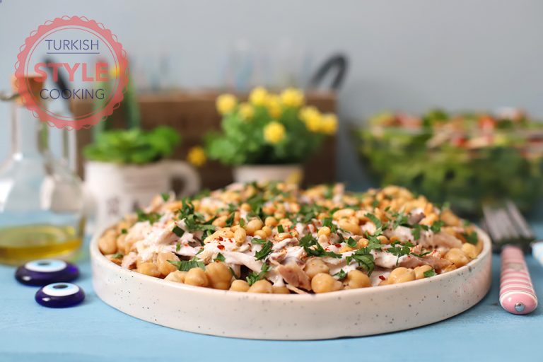 Lebanese Chicken Fatteh Recipe - Turkish Style Cooking