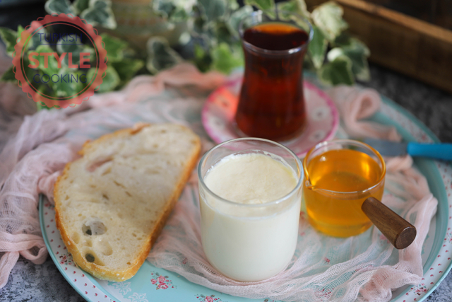 Kaymak Recipe - Turkish Style Cooking