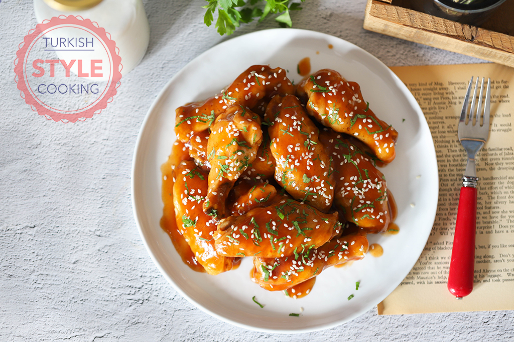 Sweet And Spicy Wings Recipe | Turkish Style Cooking