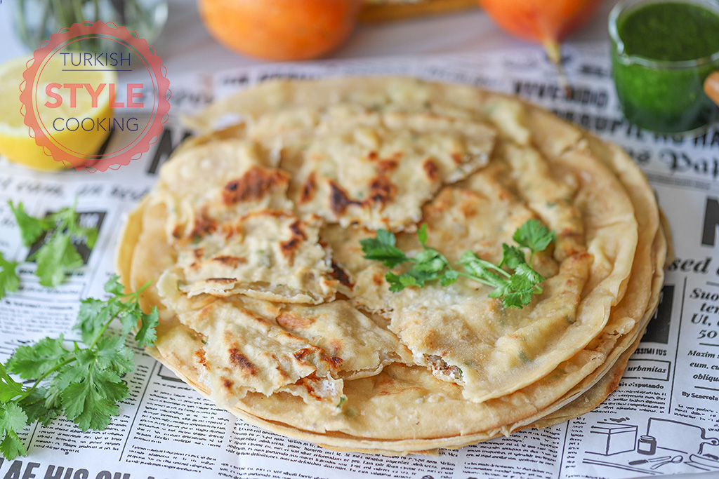 Paneer Paratha Recipe | Turkish Style Cooking